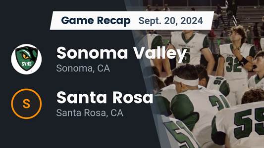 Football Game Preview: Sonoma Valley Dragons vs. Piner Prospectors