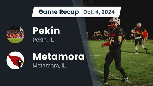 Football Recap: Pekin Sets Scoring Season-High Against Metamora