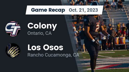 Football Game Recap: Los Osos Grizzlies vs. Colony Titans