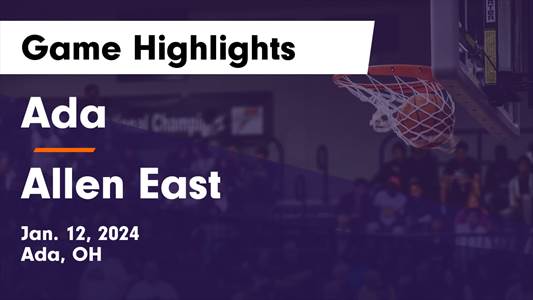 Basketball Game Recap: Ada Bulldogs vs. Allen East Mustangs