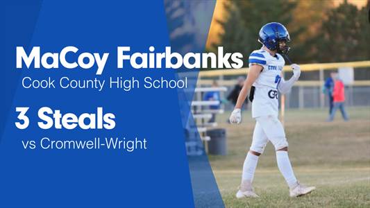 Macoy Fairbanks Game Report: @ Cromwell