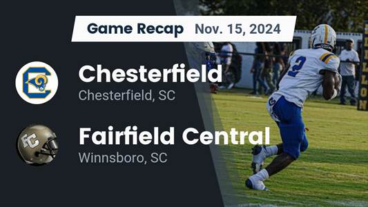 Football Recap: Fairfield Central Takes a Tough Playoff Loss