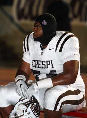 Jordan Simmons of Crespi: Top 50 football recruit