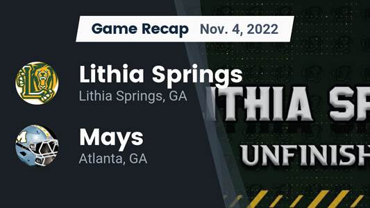 Football Game Preview: Mays Raiders vs. Lithia Springs Lions