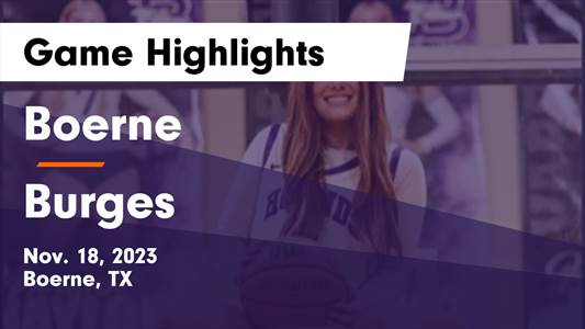 Basketball Game Recap: Clint Lions vs. Burges Mustangs