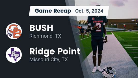 Football Recap: Ridge Point Skates Past Fort Bend Clements with Ease