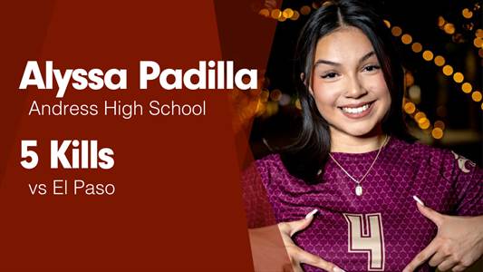 Alyssa Padilla Game Report: vs Burges