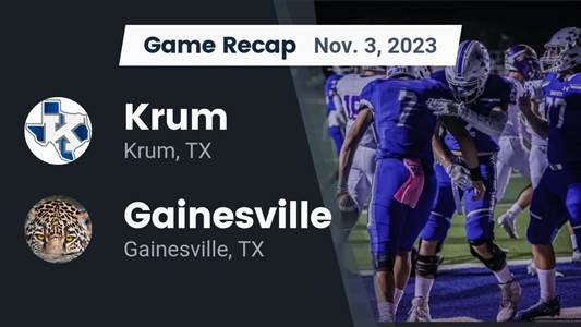 Football Game Recap: Gainesville Leopards vs. Krum Bobcats