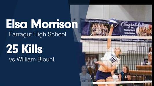 Elsa Morrison Game Report