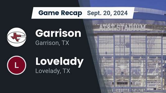 Football Game Preview: Lovelady Lions vs. Tenaha Tigers
