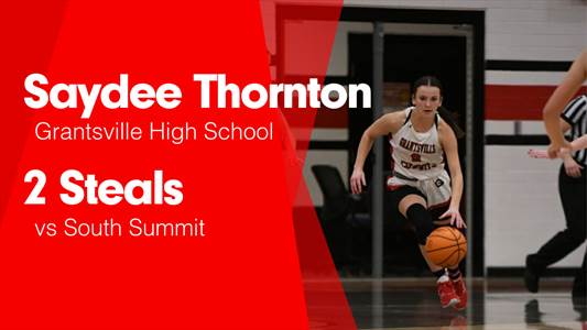 Saydee Thornton Game Report: vs Manti