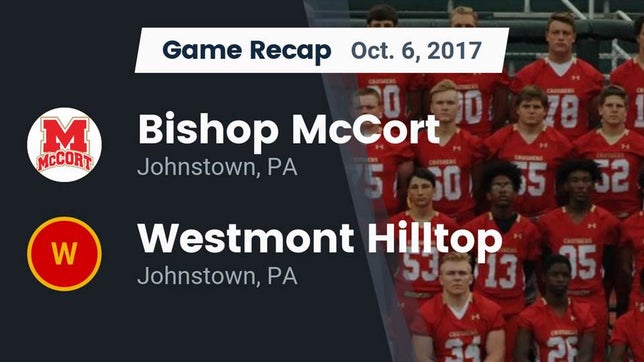 Football Game Preview: Cambria Heights vs. Bishop McCort