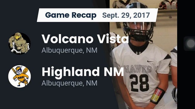 Football Game Preview: Volcano Vista vs. Atrisco Heritage Academy