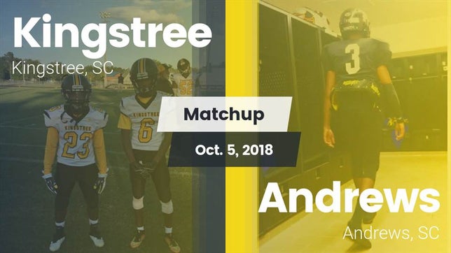 Football Game Recap: Andrews vs. Kingstree