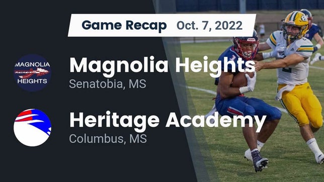 Football Game Preview: Magnolia Heights Chiefs vs. Starkville Academy ...