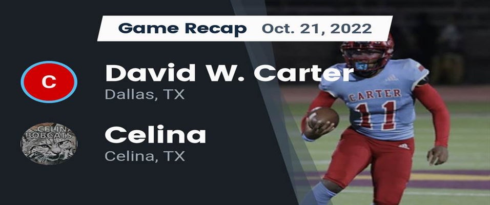 Carter vs Celina | Football | 10/21/2022