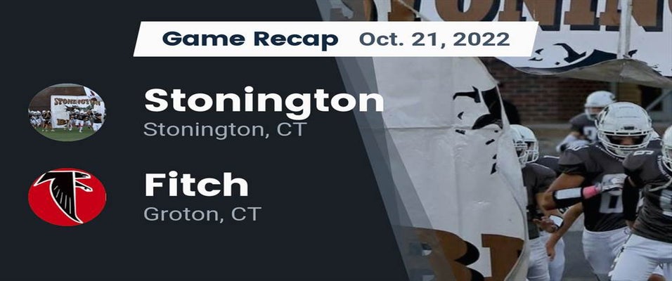 Fitch vs Stonington | Football | 10/21/2022 | MaxPreps