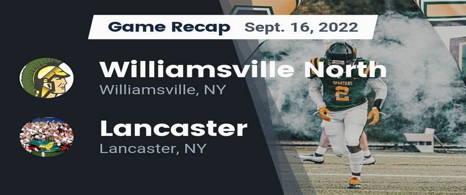 Lancaster vs Williamsville North | Football | 9/16/2022