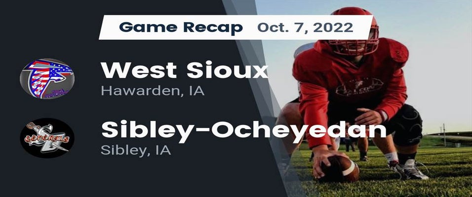 Sibley-Ocheyedan vs West Sioux | Football | 10/7/2022