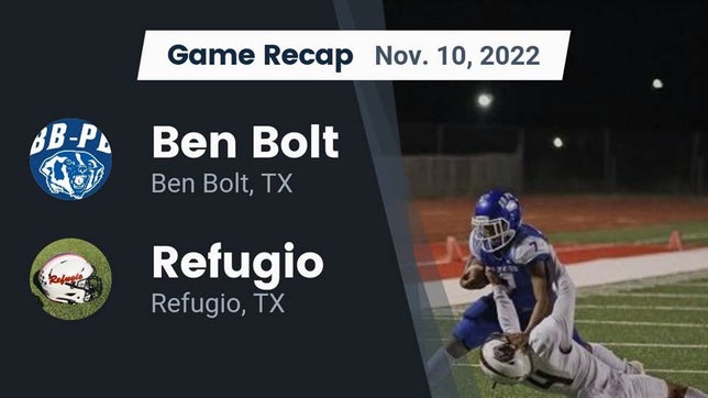 Football Game Preview: Ben Bolt Badgers vs. Refugio Bobcats