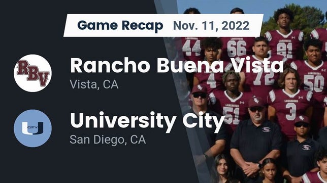Football Game Preview: Vista Panthers vs. Rancho Buena Vista Longhorns