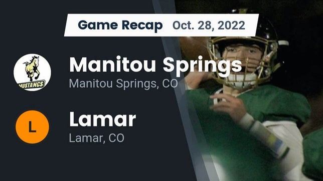 Football Game Preview: Lamar Thunder vs. Manitou Springs Mustangs