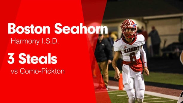 Boston Seahorn | Harmony HS, Big Sandy, TX | MaxPreps