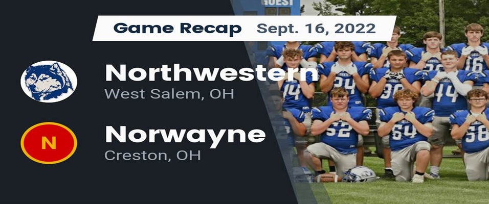 Northwestern vs Norwayne | Football | 9/16/2022