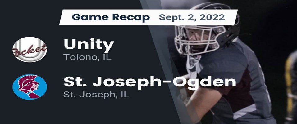 Tolono Unity vs St. Joseph-Ogden | Football | 9/2/2022