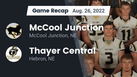 McCool Junction vs Exeter-Milligan/Friend | Football | 9/2/2022