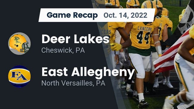 Football Game Preview: Southmoreland Scotties vs. Deer Lakes Lancers