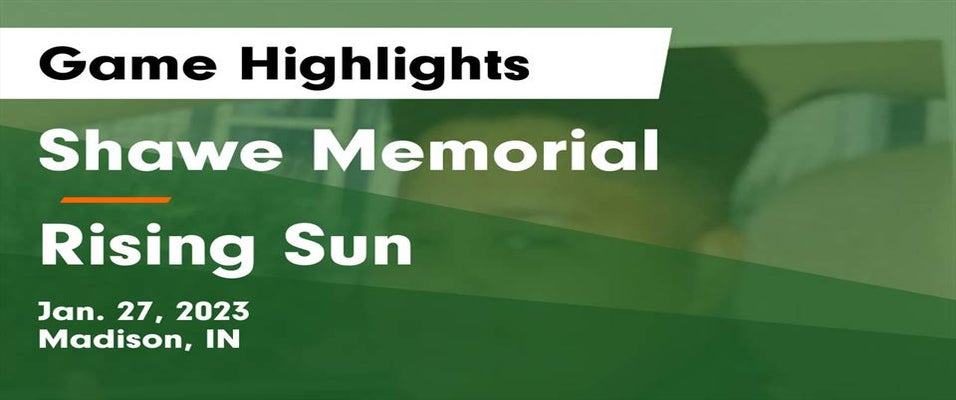 Rising Sun vs Shawe Memorial | Basketball | 1/27