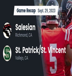 Salesian College Preparatory vs Pinole Valley | Football | 10/5/2023