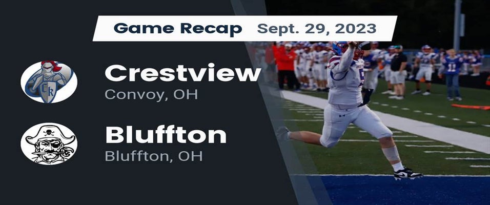 Crestview vs Bluffton | Football | 9/29/2023