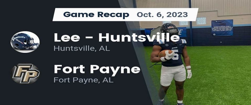 Fort Payne vs Lee | Football | 10/6/2023
