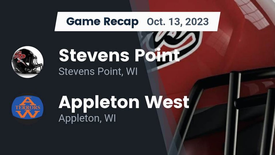 Appleton West vs Stevens Point | Football | 10/13/2023 Appleton West vs Stevens Point | Football | 10/13/2023
