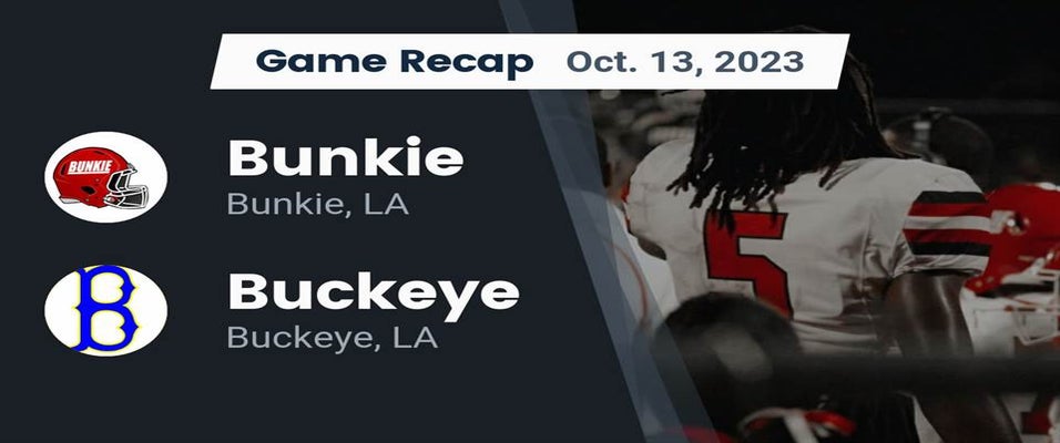 Bunkie vs Buckeye | Football | 10/13/2023