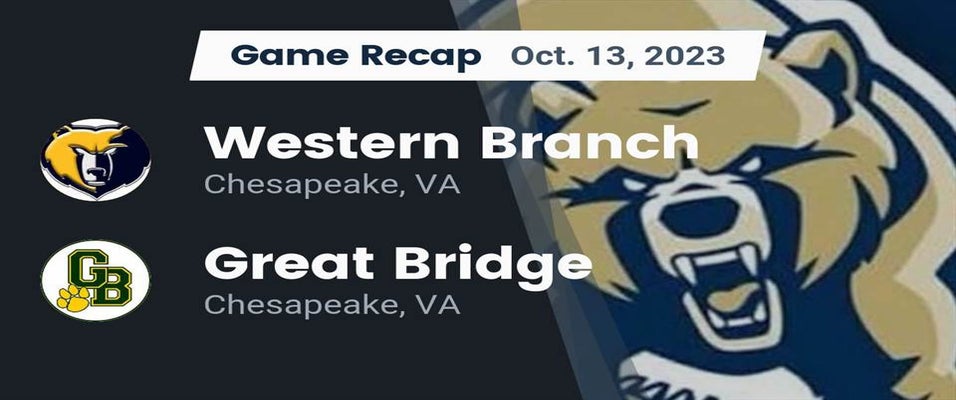 Western Branch vs Great Bridge | Football | 10/13/2023
