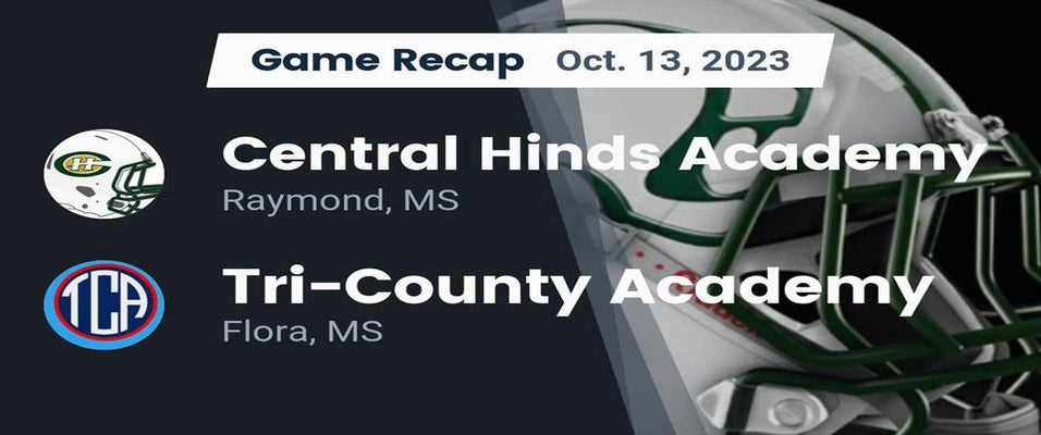 Central Hinds Academy vs Tri-County Academy | Football | 10/13/2023