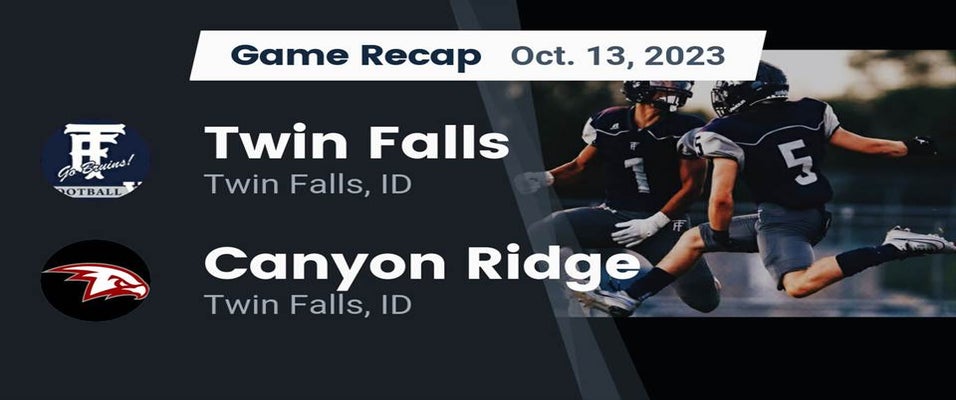 Canyon Ridge vs Twin Falls | Football | 10/13/2023