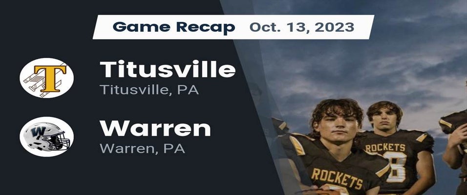 Warren vs Titusville | Football | 10/13/2023