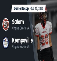 Salem vs Green Run | Football | 11/17/2023
