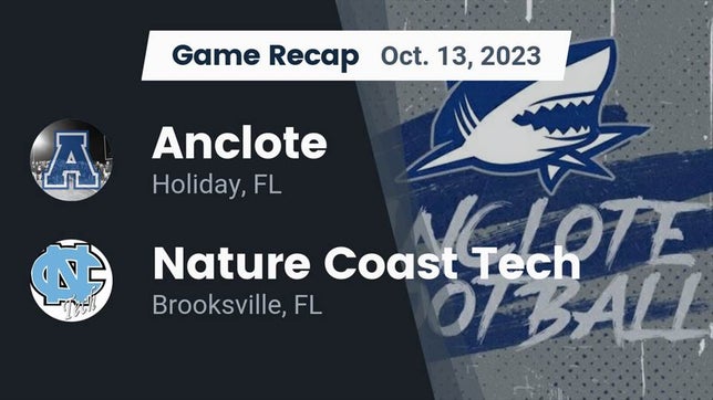 Football Game Recap: Anclote Sharks vs. Weeki Wachee Hornets