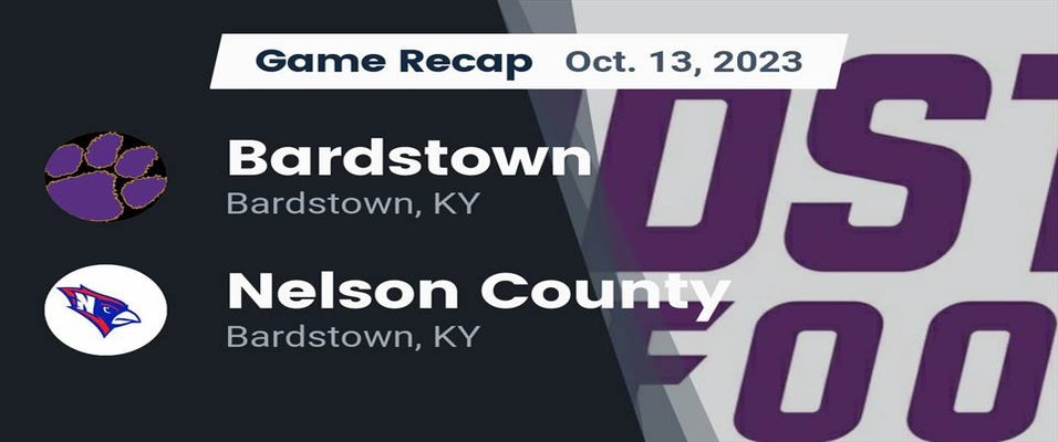 Bardstown vs Nelson County | Football | 10/13/2023
