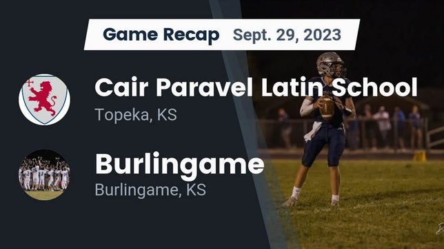 Football Game Recap: Burlingame Bearcats vs. Lyndon Tigers