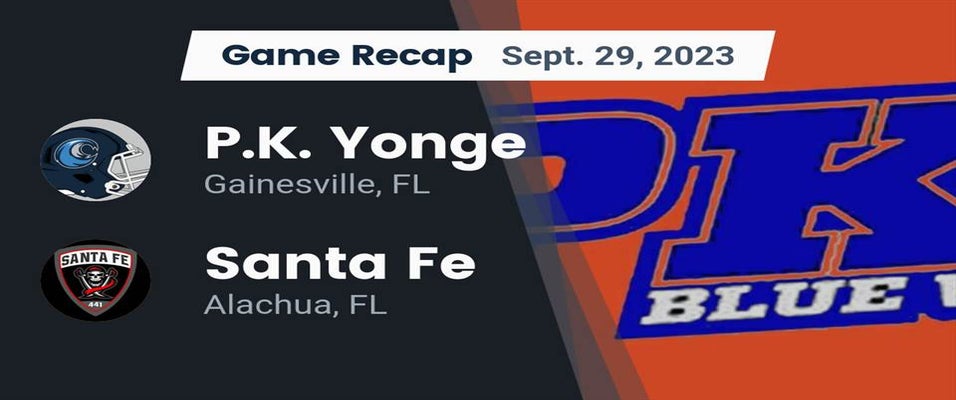 Santa Fe vs P.K. Yonge | Football | 9/29/2023