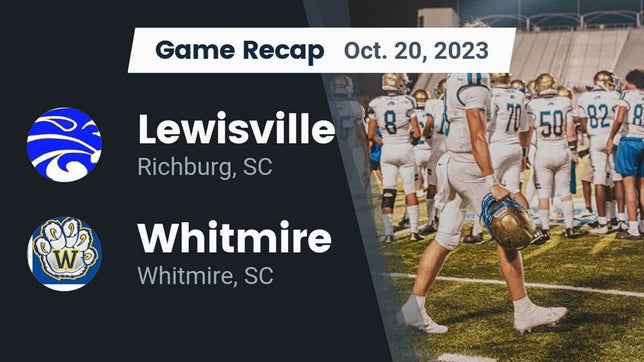 Football Game Recap: Whitmire Wolverines vs. Lewisville Lions