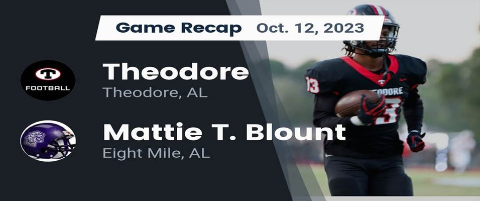 Blount vs Theodore | Football | 10/12/2023