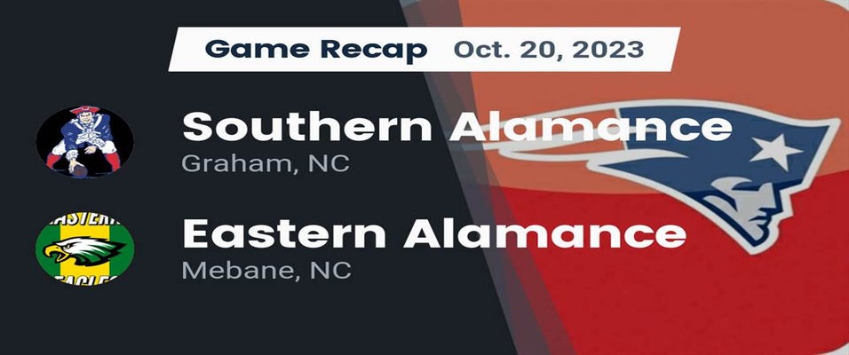 Southern Alamance vs Eastern Alamance | Football | 10/19/2023