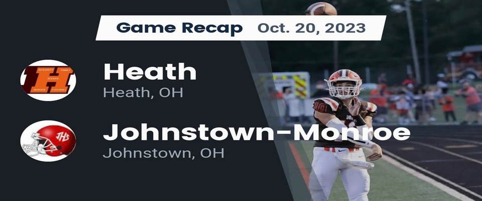 Johnstown-Monroe vs Heath | Football | 10/20/2023